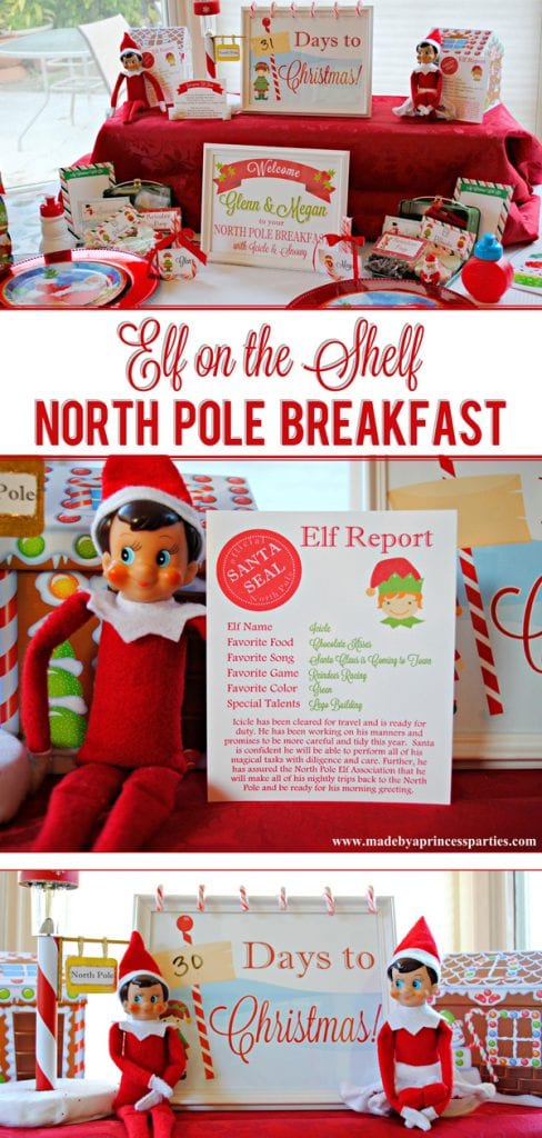 Elf on the Shelf North Pole Breakfast - Made by A Princess