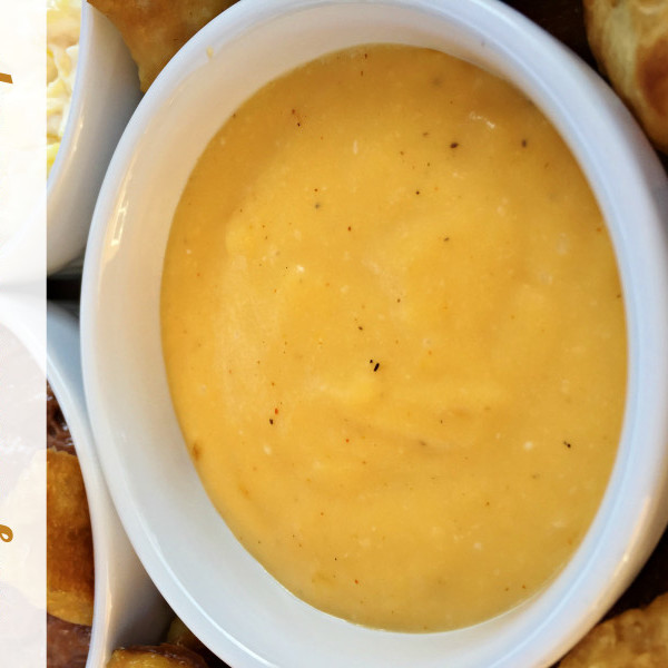 Easy Cheddar Cheese Dip - Made by A Princess