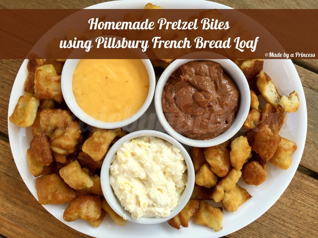 Homemade Soft Pretzel Bites - Made by A Princess