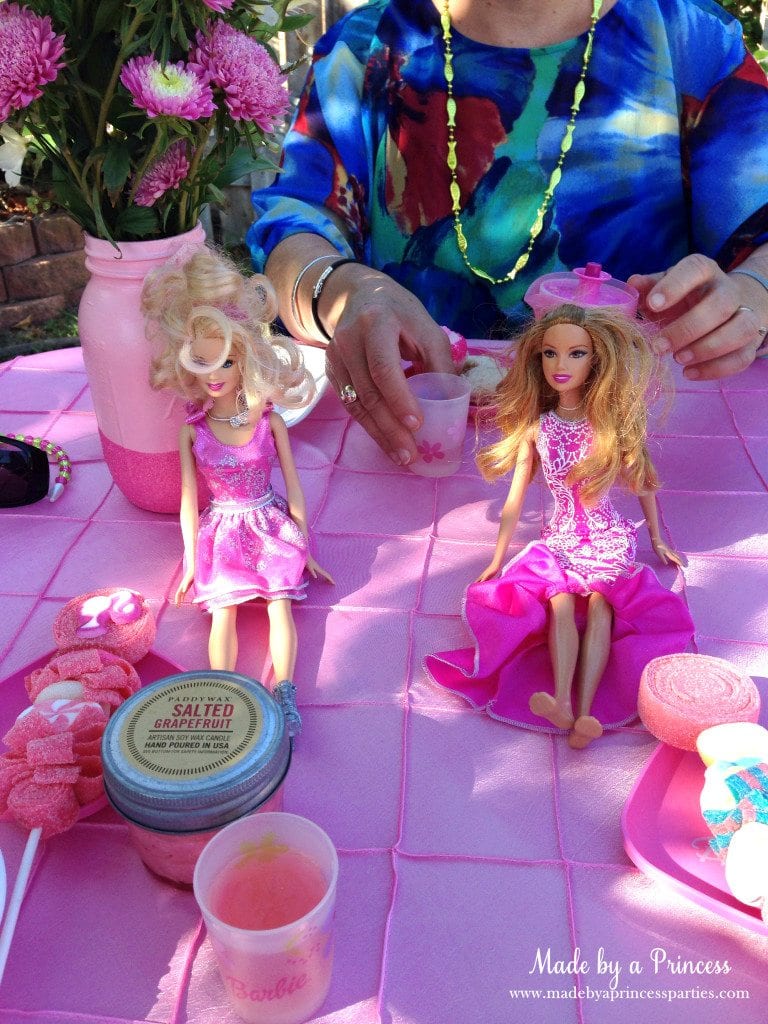 Sweet and Simple Barbie Tea Party - Made by A Princess
