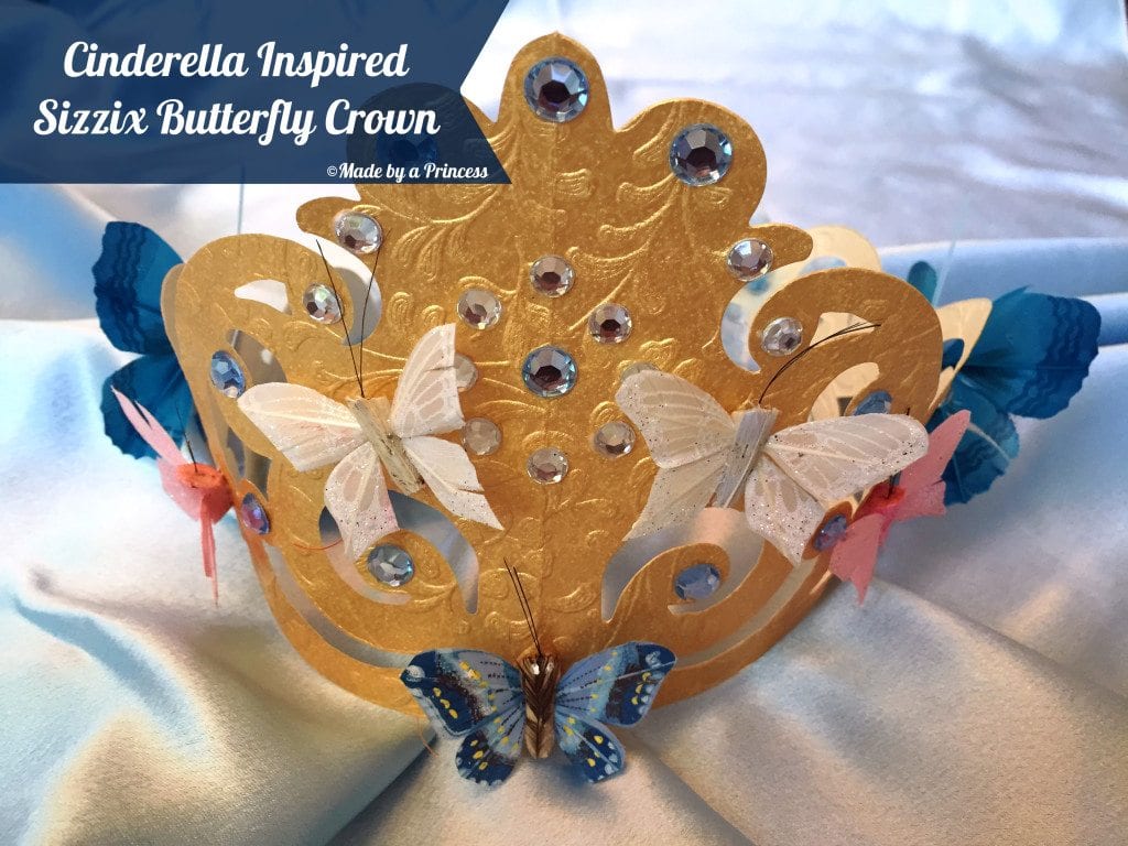 Cinderella Inspired Butterfly Princess Crown - Made by A Princess