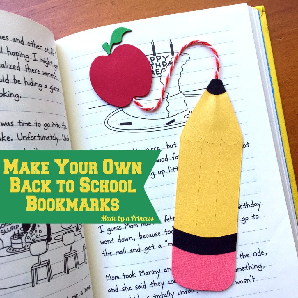 Make Your Own Back to School Bookmarks - Made by A Princess