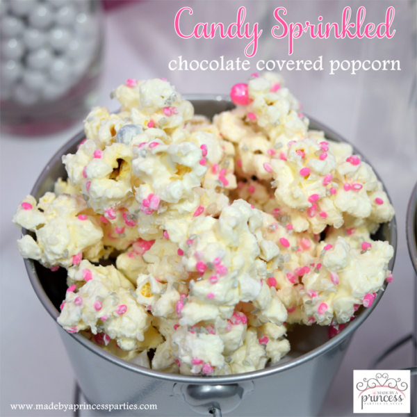 Candy Sprinkled Chocolate Covered Popcorn