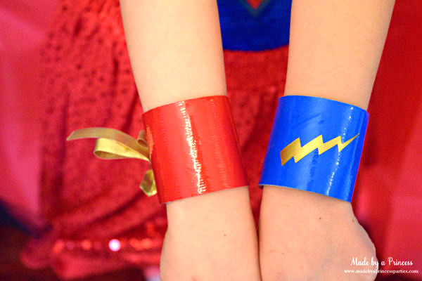 Party Costume Idea How to Make Superhero Cuffs