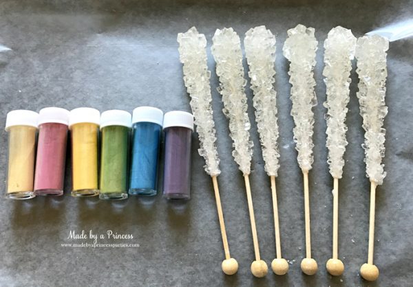 The Original Rainbow Rock Candy Party Food Tutorial