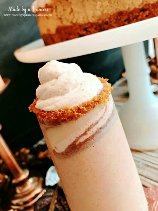 Creamy Gingerbread Cookie Holiday Cocktail Recipe - Made by a Princess