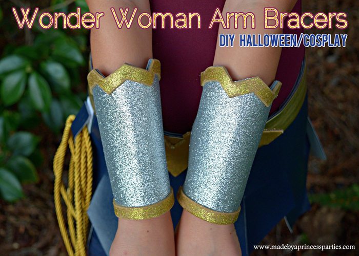 Wonder Woman Movie Arm Bracers Costume DIY