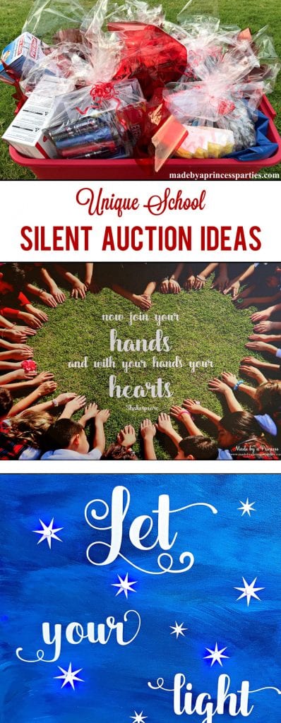 Unique School Auction Ideas - Made by a Princess