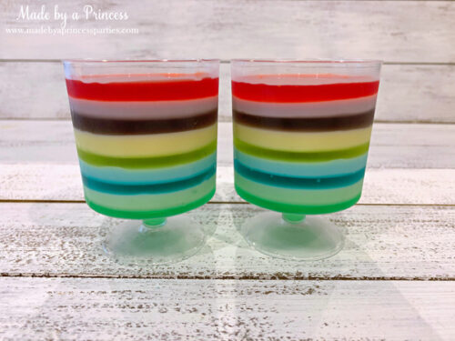 How to Make Layered Rainbow Jello with Condensed Milk